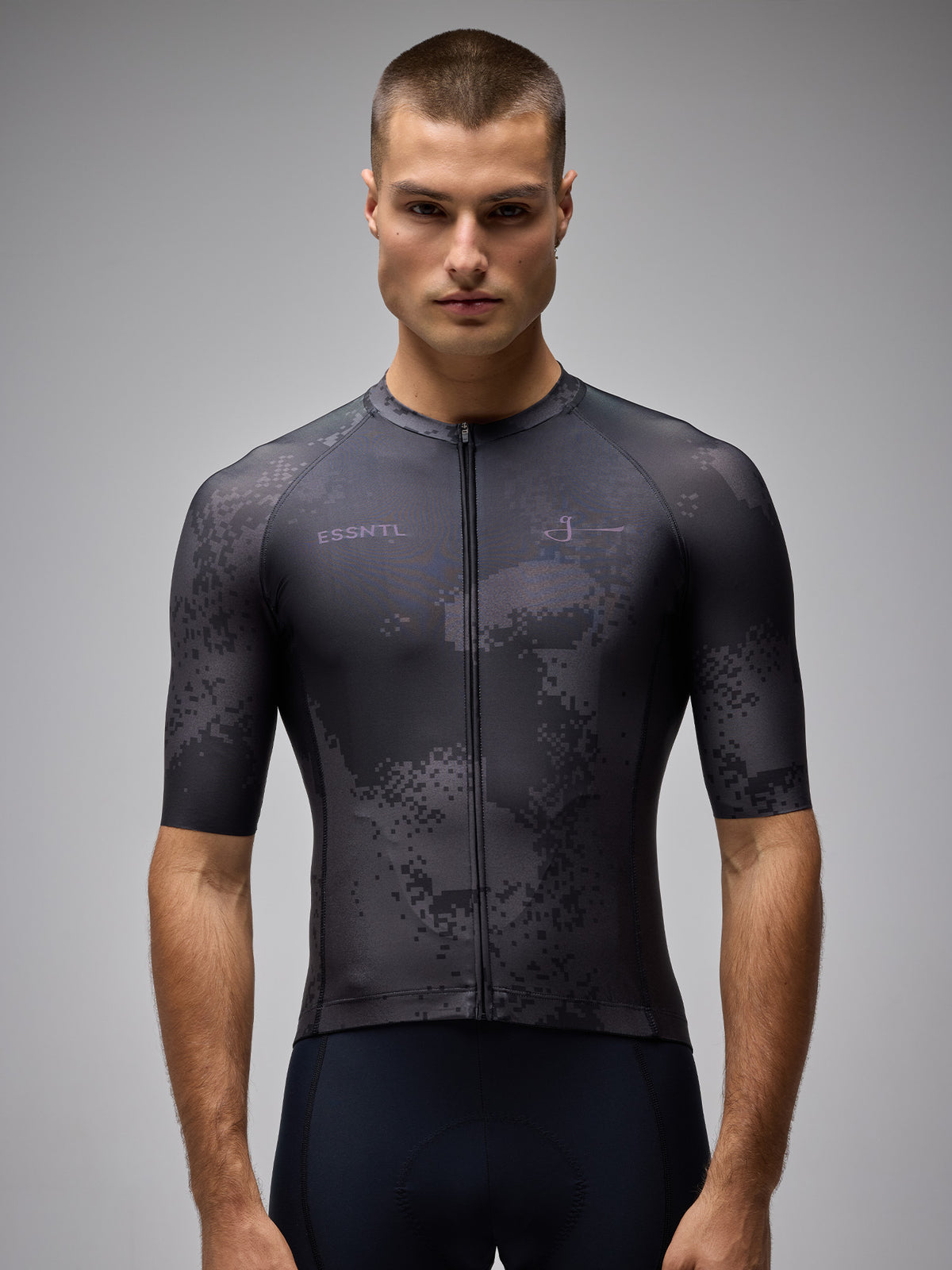 ESSNTL SS JERSEY - PIXEL BLACK